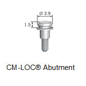 C&M CM-LOC® and CM-LOC® Flex abutment, Nobel Biocare Active®, 1 pc ...