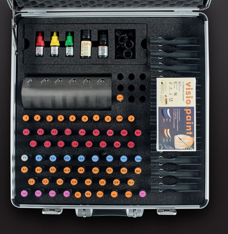 Bredent crea.lign veneering sytem paste and gel, complete SET | Impulsedent Australia