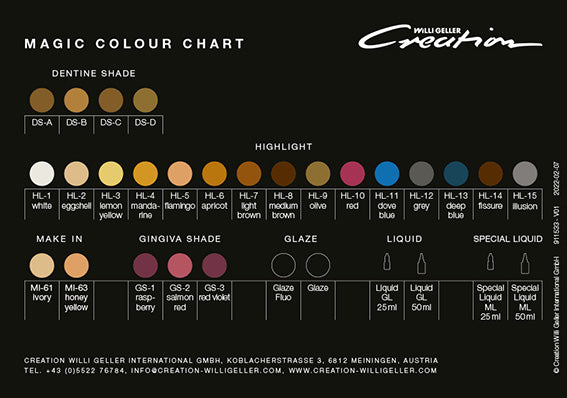 Creation Magic Colour, 3g | Impulsedent Australia
